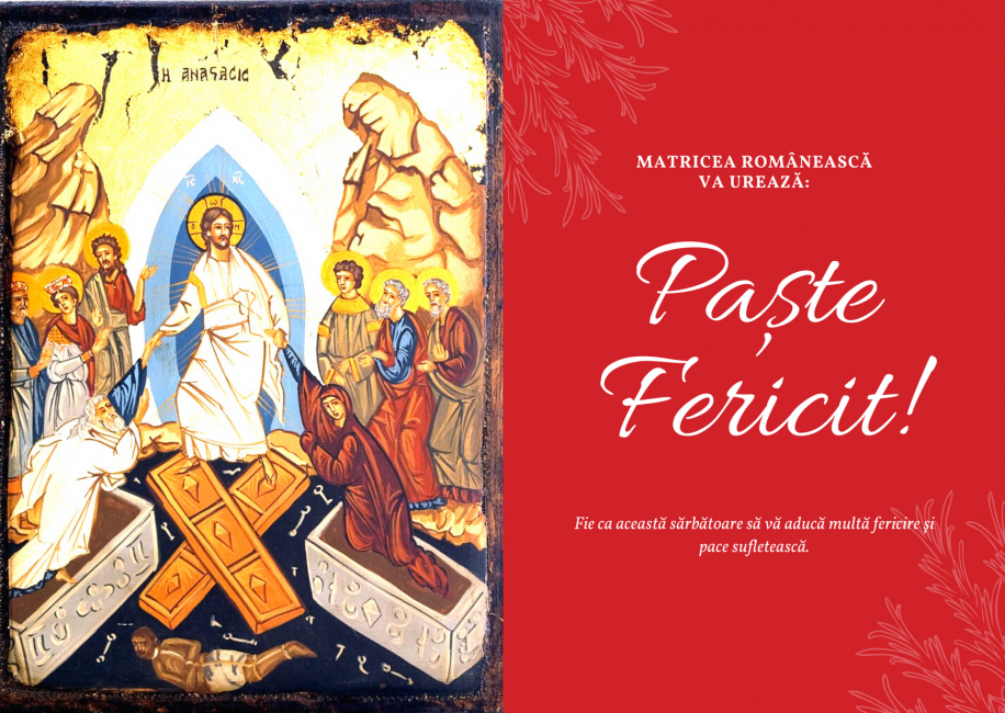 Paște binecuvântat! - Matricea Românească